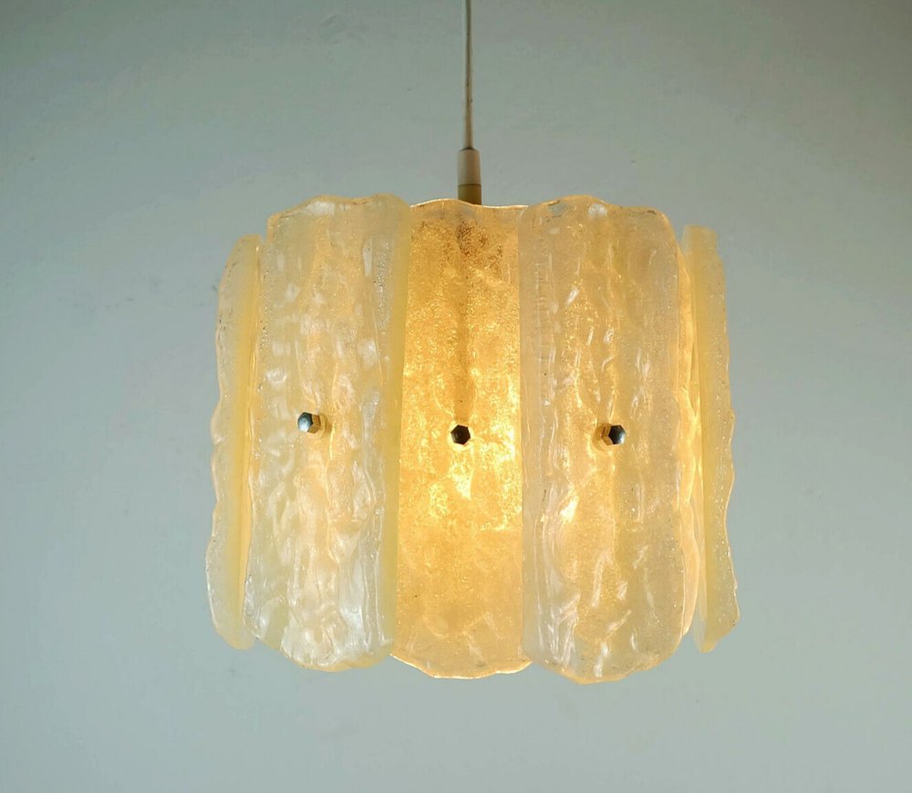 Mid-Century Pendant Light with 12 Acrylic Discs, 1960s for sale at Pamono