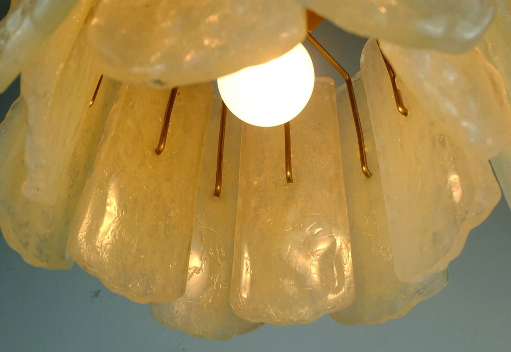 Mid-Century Pendant Light with 12 Acrylic Discs, 1960s for sale at Pamono
