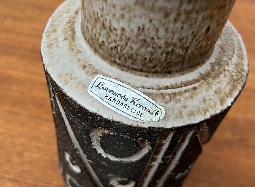 Mid-Century Danish Studio Pottery Vase from Lovemose Denmark, 1960s for ...