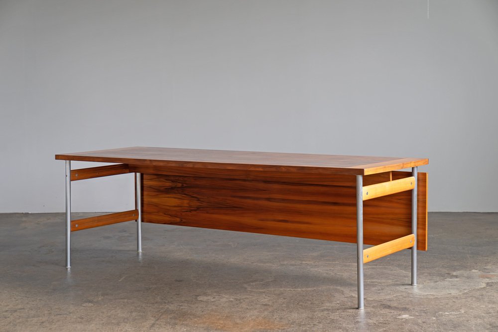 Scandinavian Walnut Desk by Sven Ivar Dysthe for Dokka Mobler, Norway ...