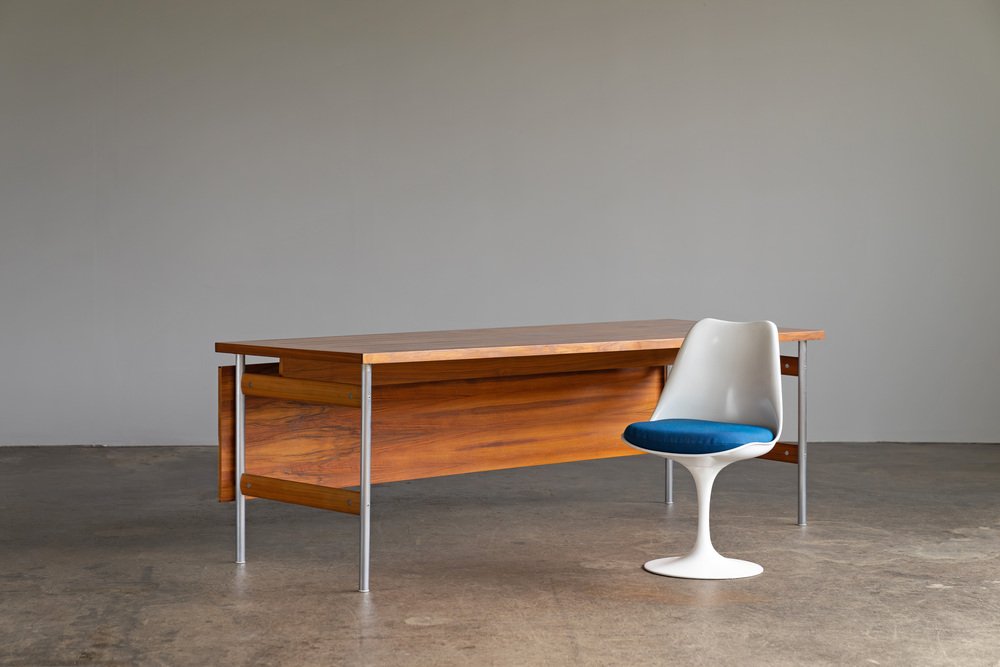 Scandinavian Walnut Desk by Sven Ivar Dysthe for Dokka Mobler, Norway ...