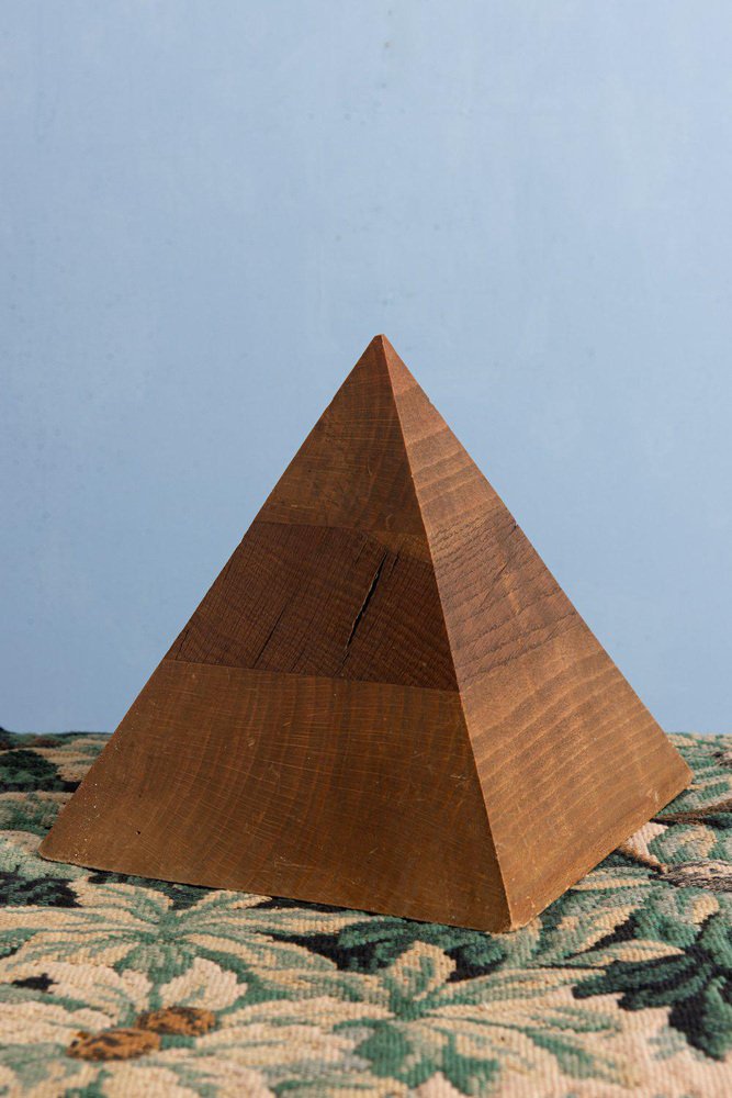 Mid-Century Pyramid in Oak for sale at Pamono