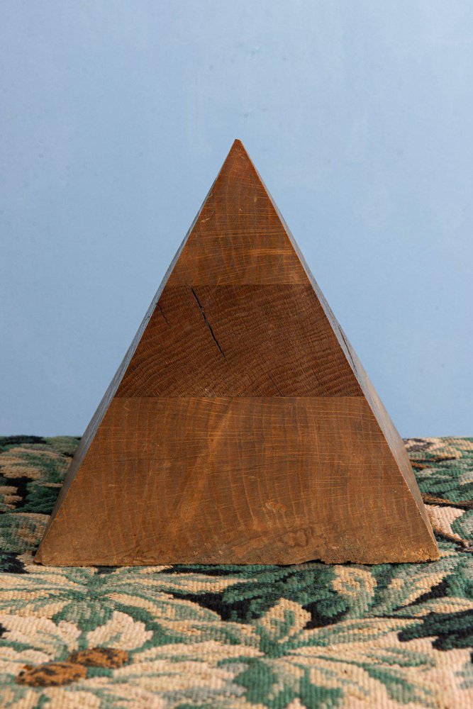 Mid-Century Pyramid in Oak for sale at Pamono