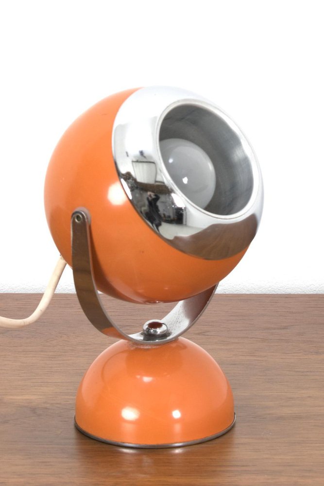 Vintage Orange Table Spotlight for sale at Pamono