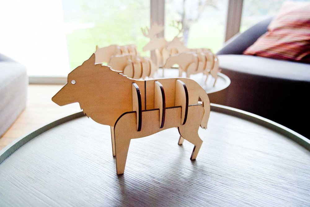 Mhuka Forest The Wolf from Ulap Design for sale at Pamono