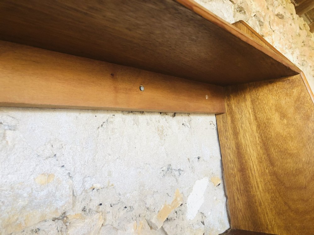 Mid-Century Two-Tier, Wall Mount Shelf for sale at Pamono