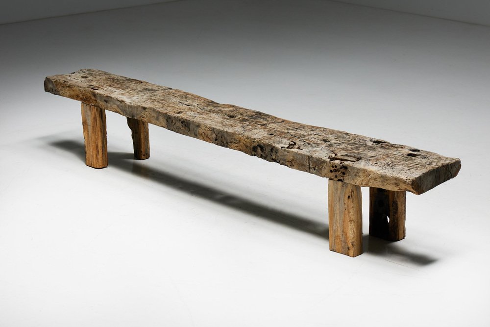Wabi-Sabi Bench, France, Early 20th Century for sale at Pamono