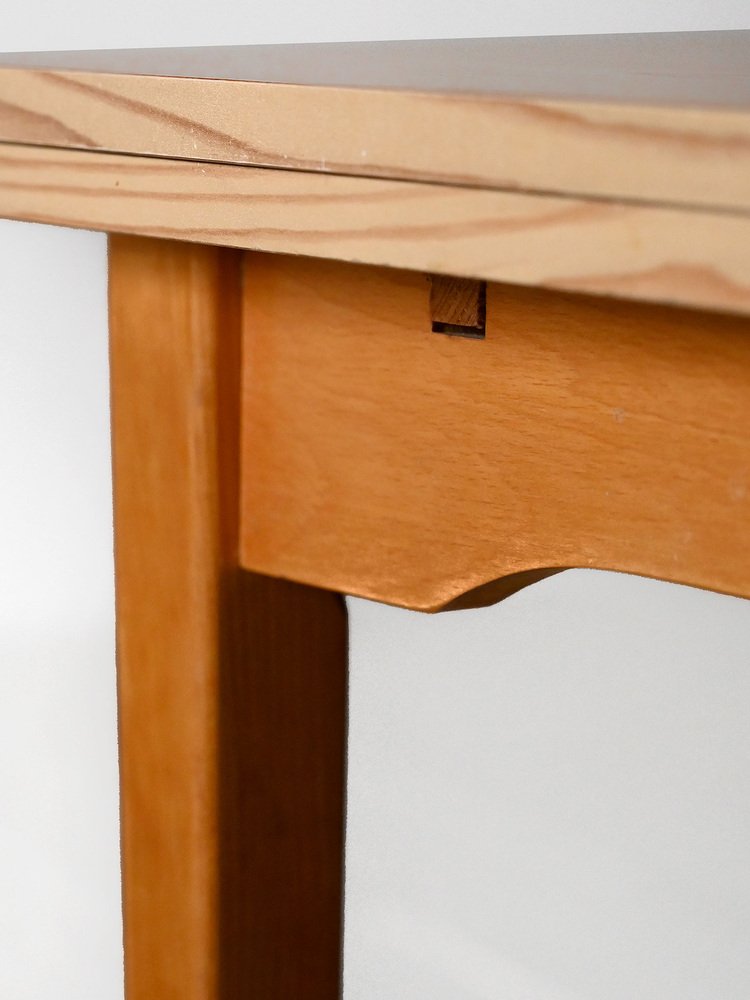 Square Extendable Table in Formica, 1960s for sale at Pamono