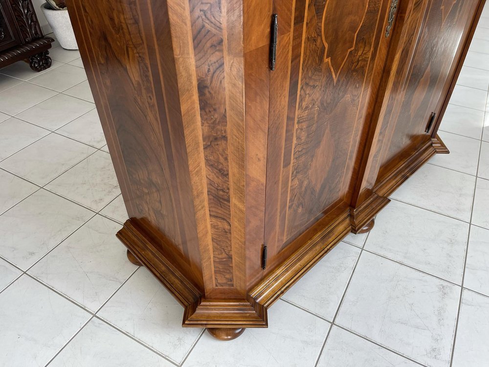 Baroque Style Wooden Wardrobe for sale at Pamono