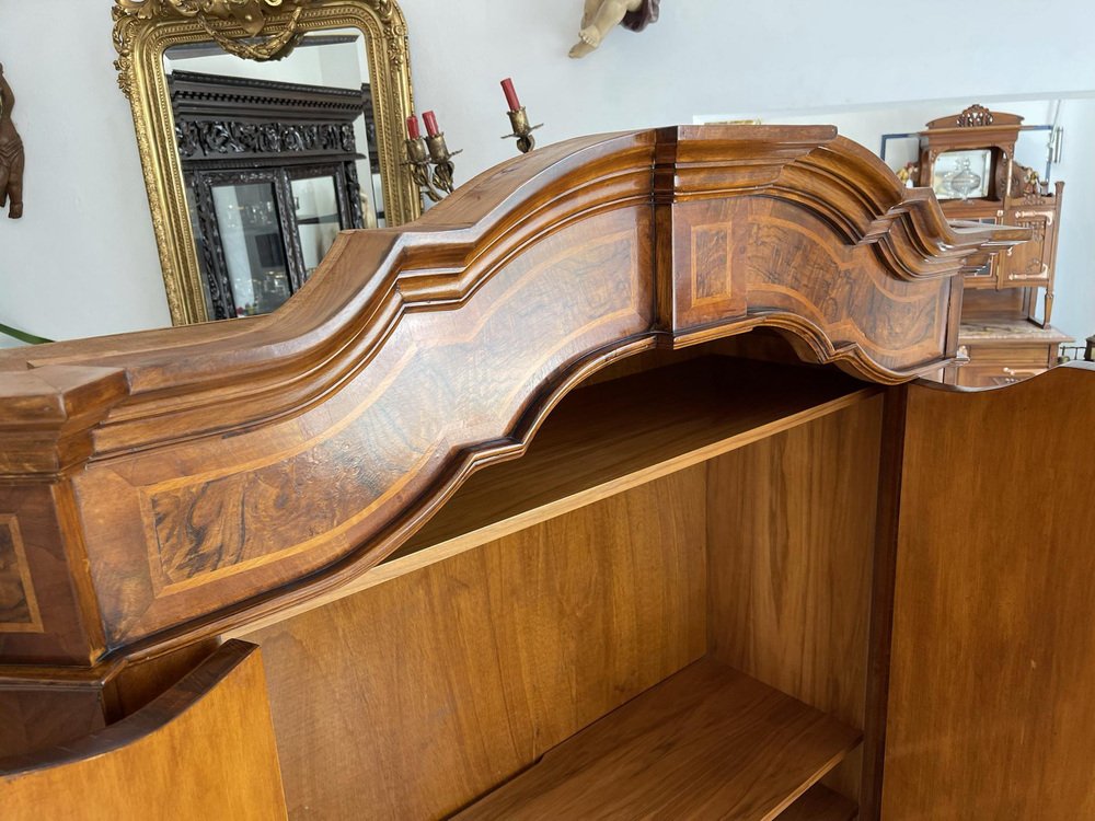 Baroque Style Wooden Wardrobe for sale at Pamono