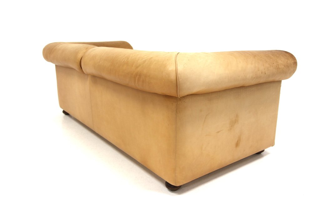 Scandinavian Remo Leather Sofa, Dux, Sweden, 1960s for sale at Pamono