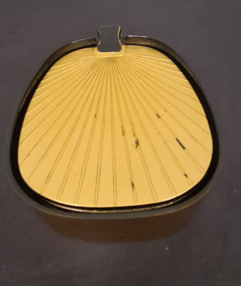Fan-Shaped Trays in Bakelite and Gold Leaf, 1930s, Set of 9 for sale at ...