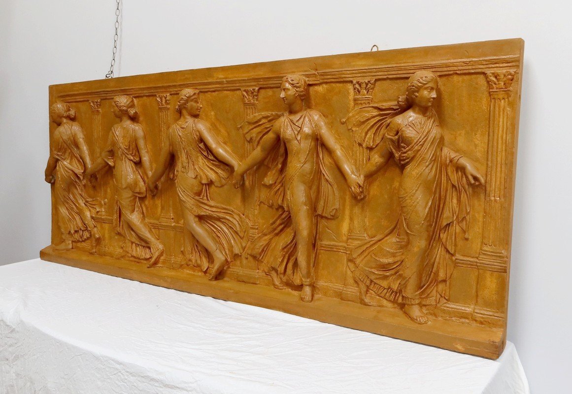 19th Century Plaster High-Relief Sculpture Borghese Dancers for sale at ...