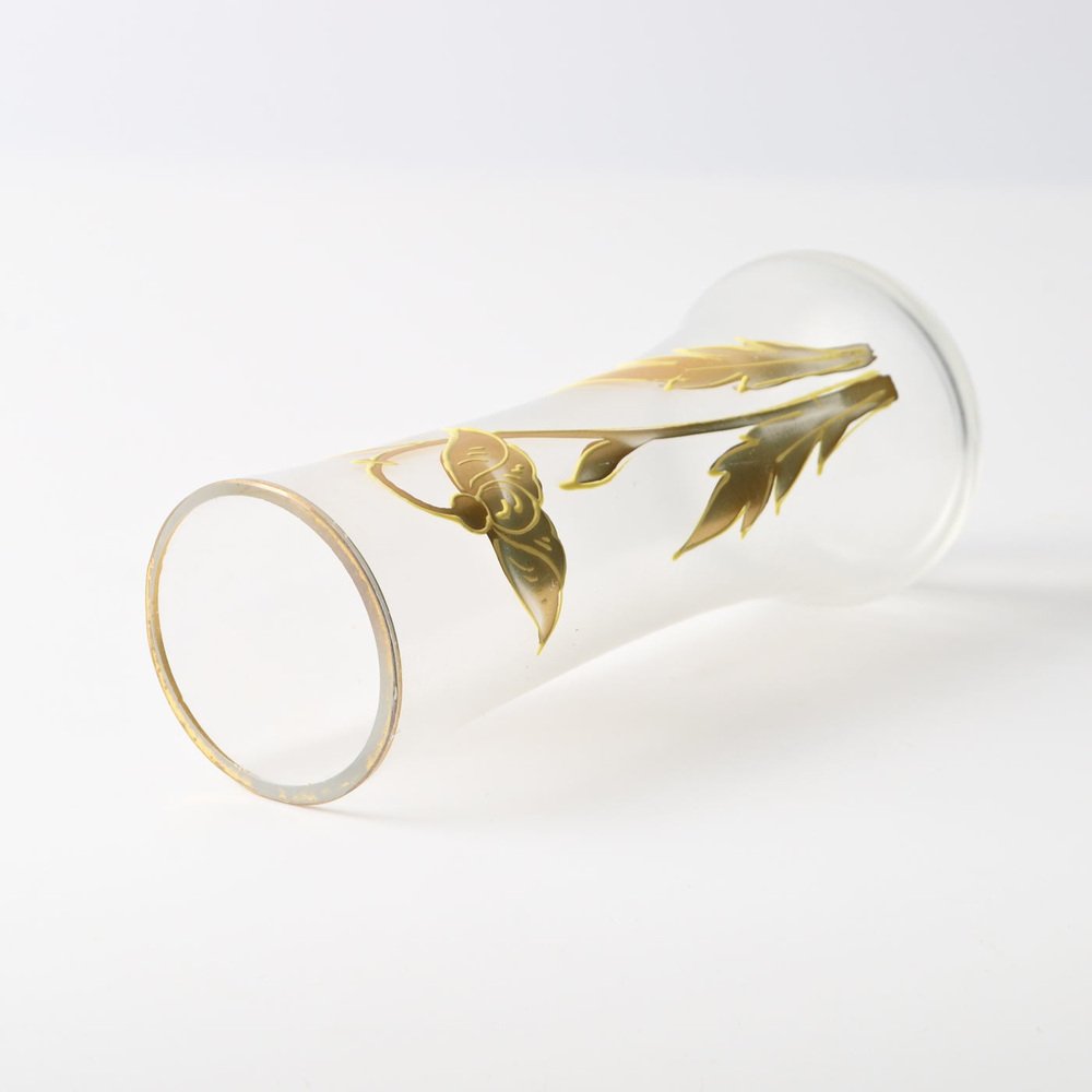 Bohemian Art Nouveau Glass Vase from Brothers Rachmann, 1890s for sale ...