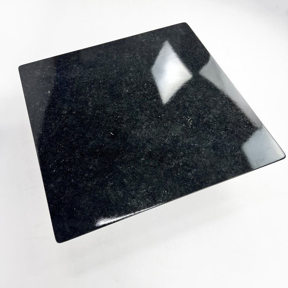 Vintage Italian Square Granite Coffee Table, 1970s for sale at Pamono
