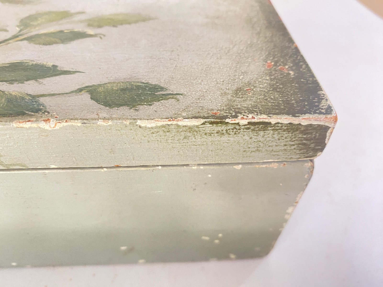 Large 19th Century Flowers Jewelry Box in Wood, England for sale at Pamono