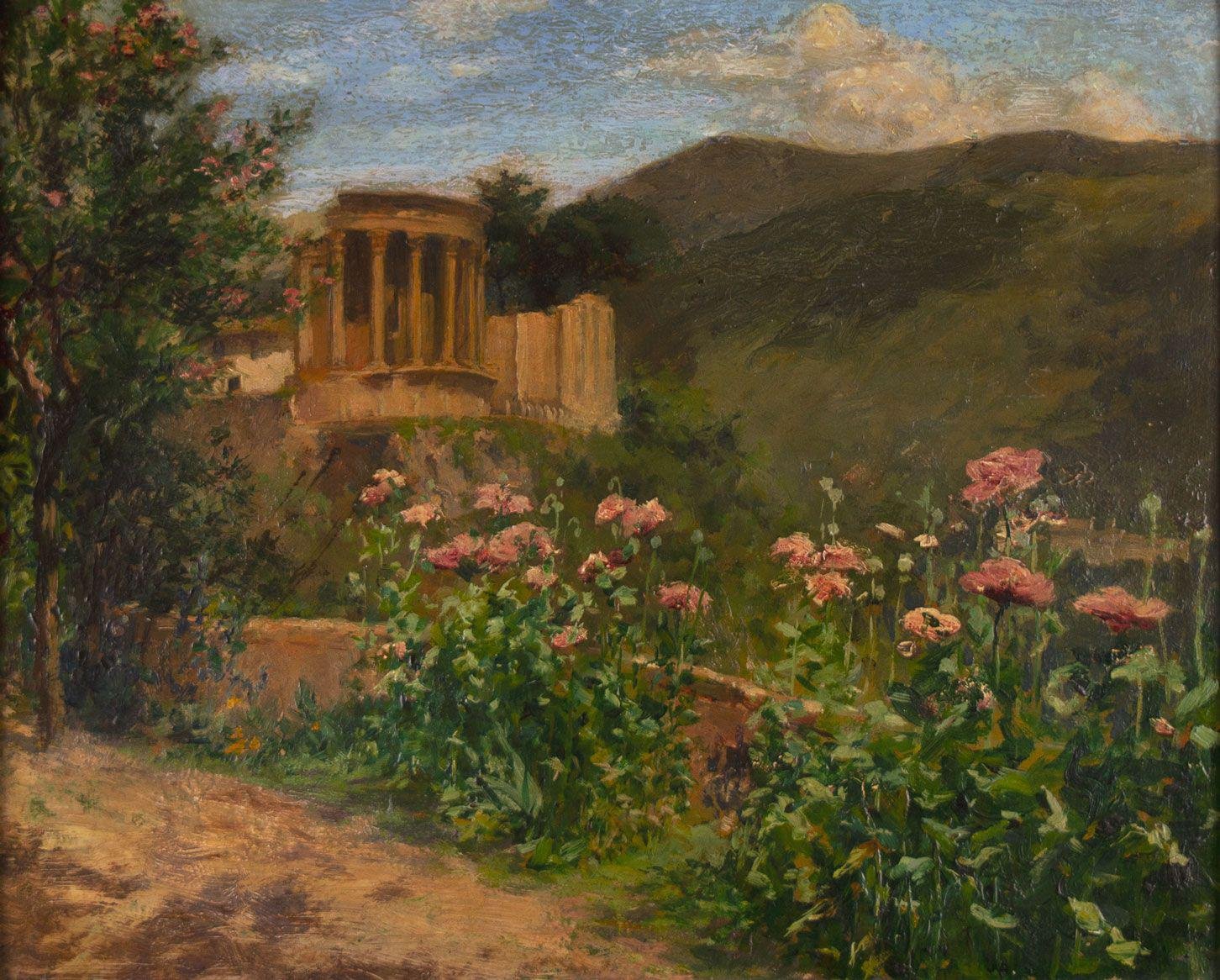 Alexander Jameson Middleton, Tempel der Sibylle in Tivoli, 1900er ...