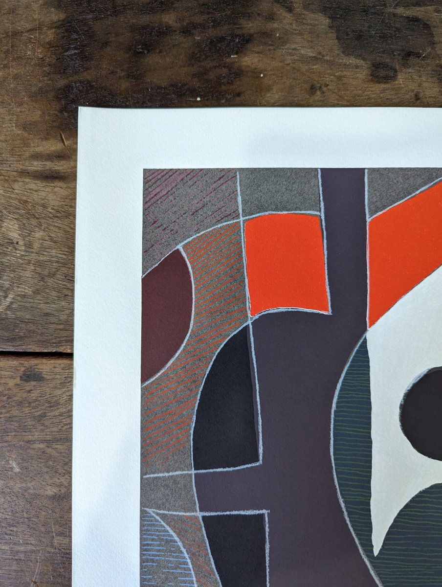 Colour Composition, 1950s, Lithograph for sale at Pamono