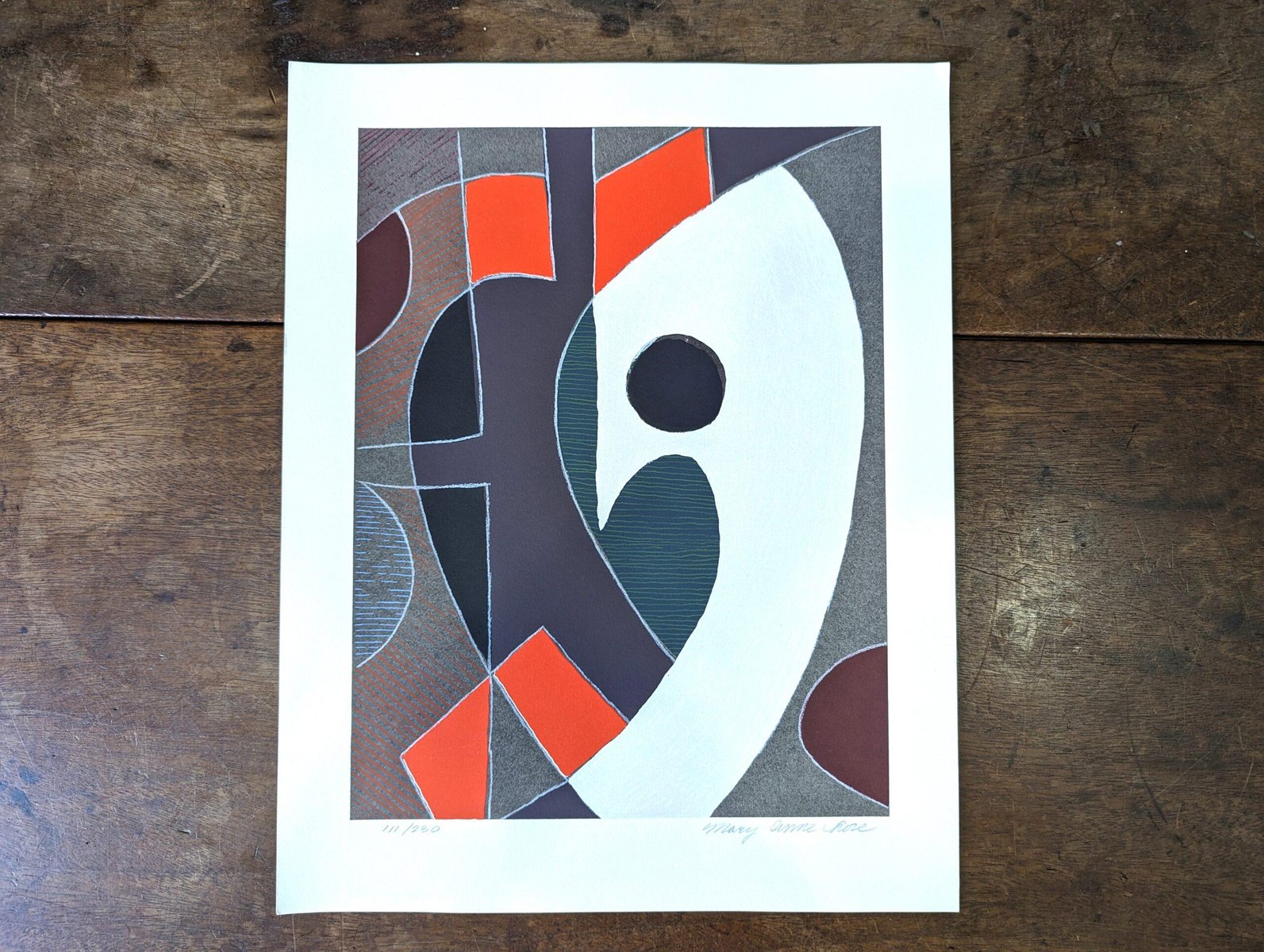 Colour Composition, 1950s, Lithograph for sale at Pamono