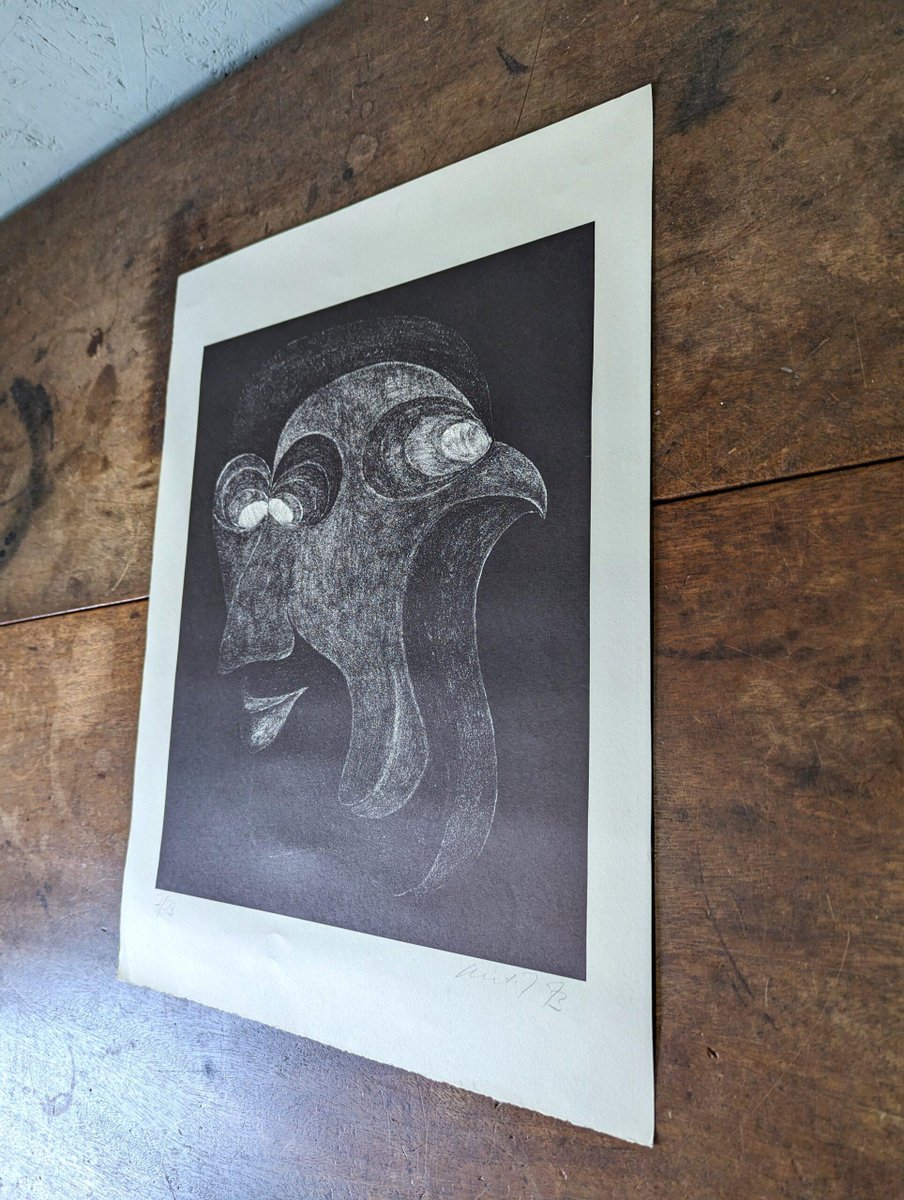 Two Faces, 1950s, Lithograph for sale at Pamono