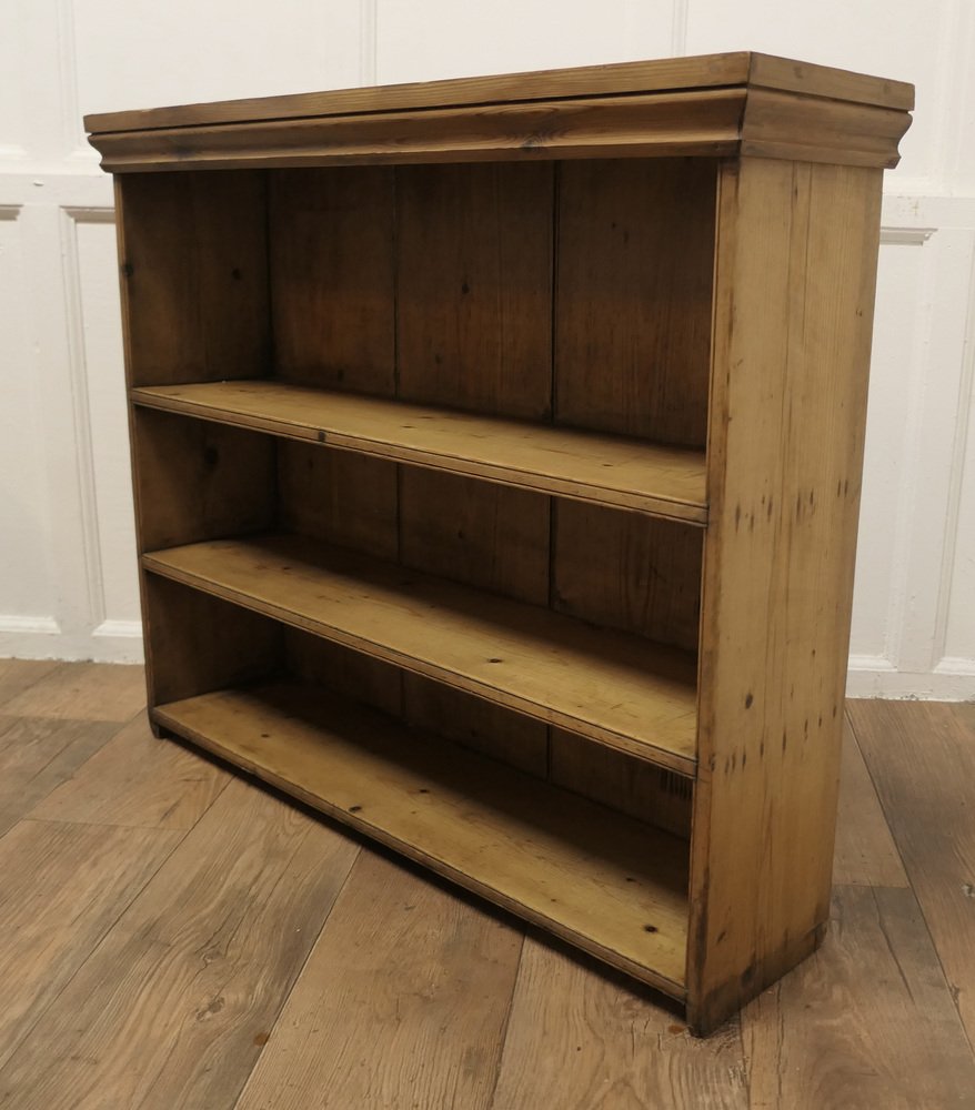 Victorian Pine Open Book Case for sale at Pamono