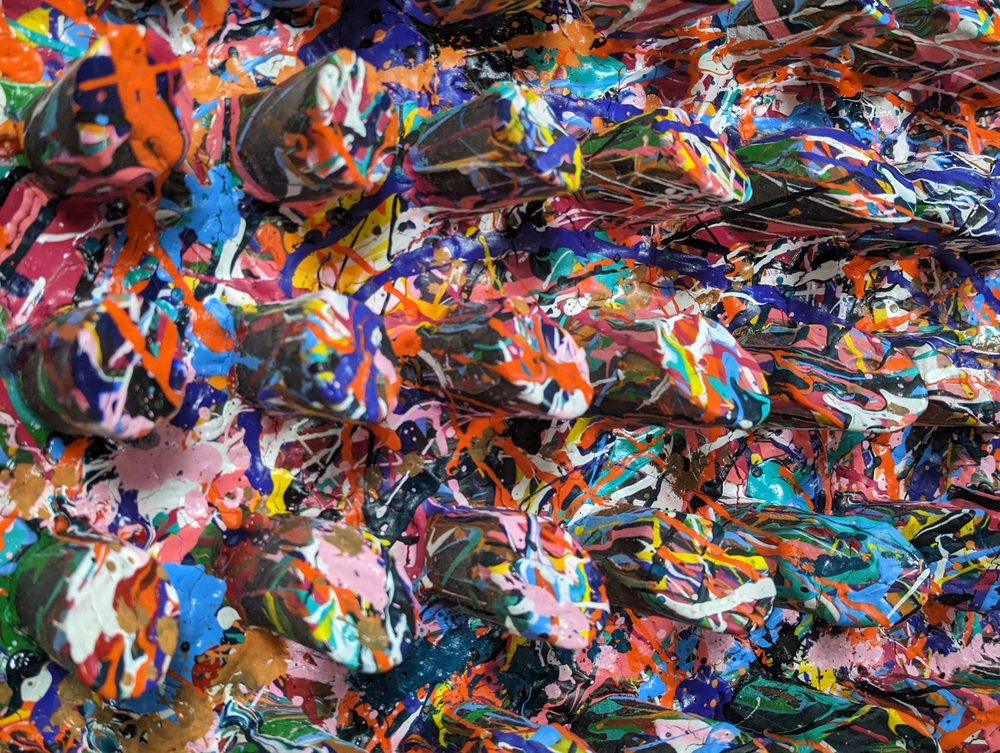 Jeremy Olsen, Damn Mess, 2000s, Oil Painting for sale at Pamono