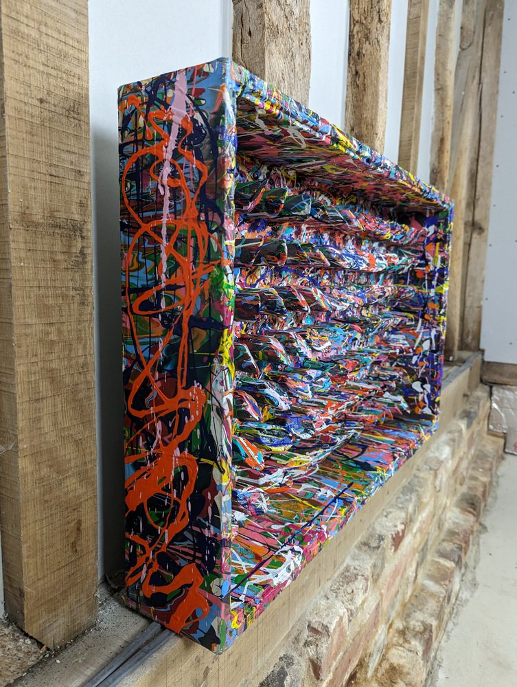 Jeremy Olsen, Damn Mess, 2000s, Oil Painting for sale at Pamono