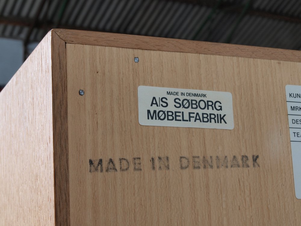 Oak Cabinet by Børge Mogensen for Søborg Møbelfabrik, 1960s for sale at ...