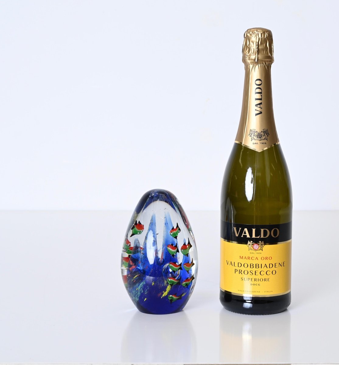 Cenedese Artistic Handmade Egg Aquarium Murano Glass Sculpture, Italy ...