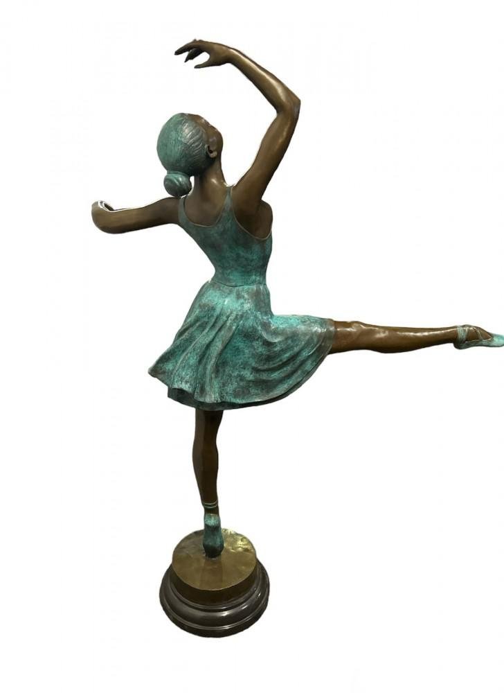 Large Bronze Ballet Dancer Figurine for sale at Pamono