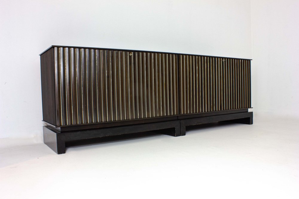 Brutalist Sideboard by J. Batenburg, Belgium, 1960s for sale at Pamono