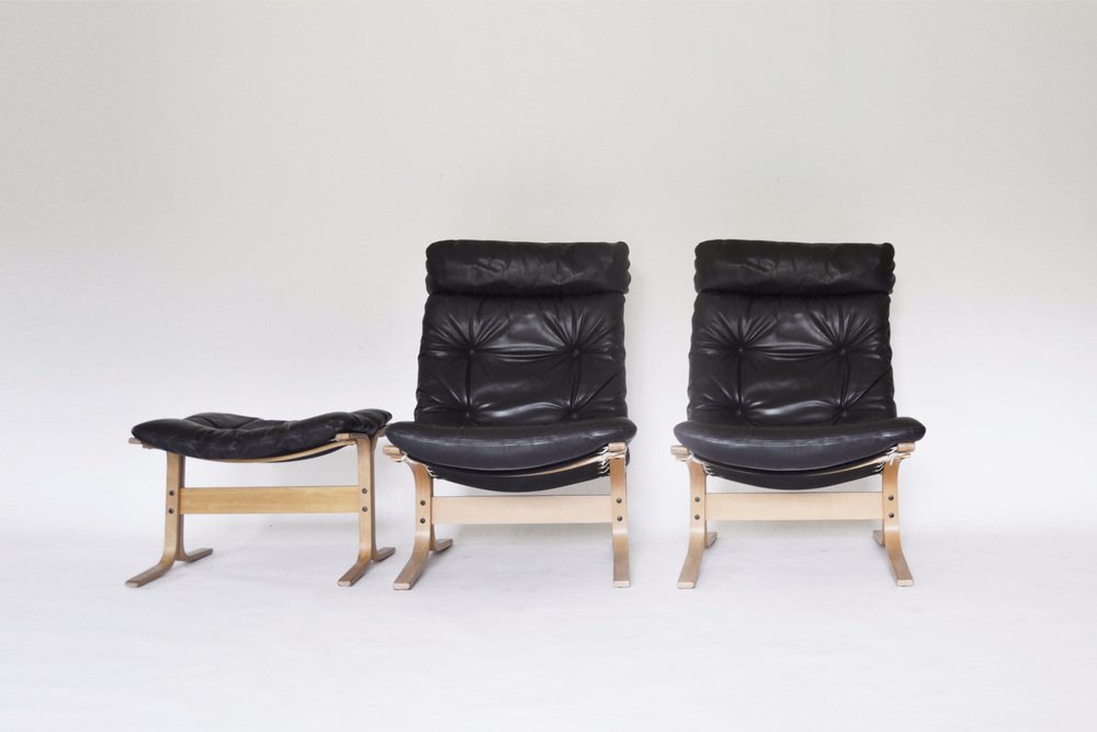 Vintage Siesta Lounge Set by Ingmar Relling for Westnofa, 1960s, Set of ...