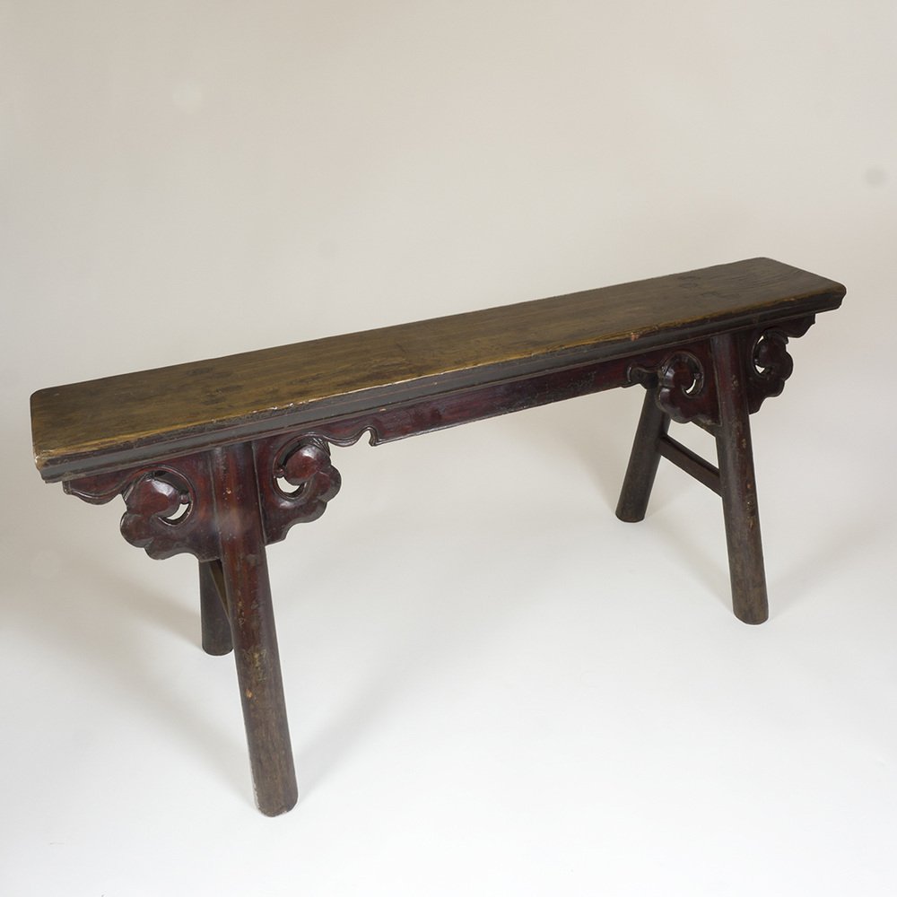 19th Century Provincial Chinese Hardwood Bench for sale at Pamono