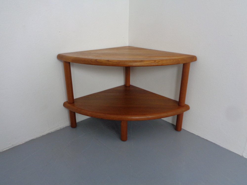 Teak Corner Table from Salling Stolfabrik Durup, 1970s for sale at Pamono
