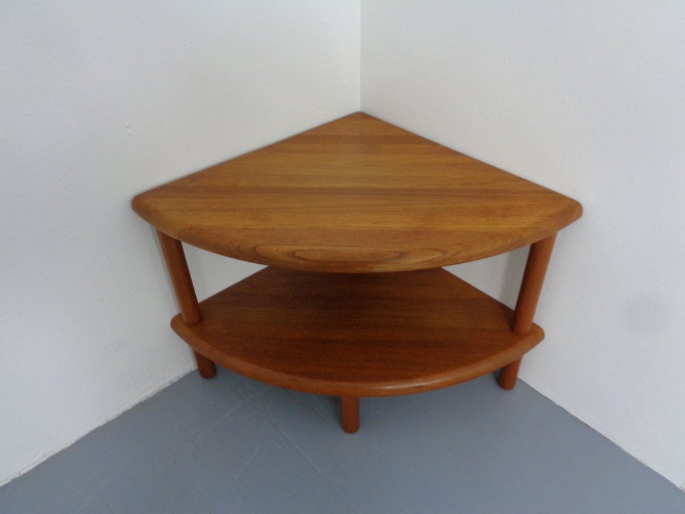 Teak Corner Table from Salling Stolfabrik Durup, 1970s for sale at Pamono