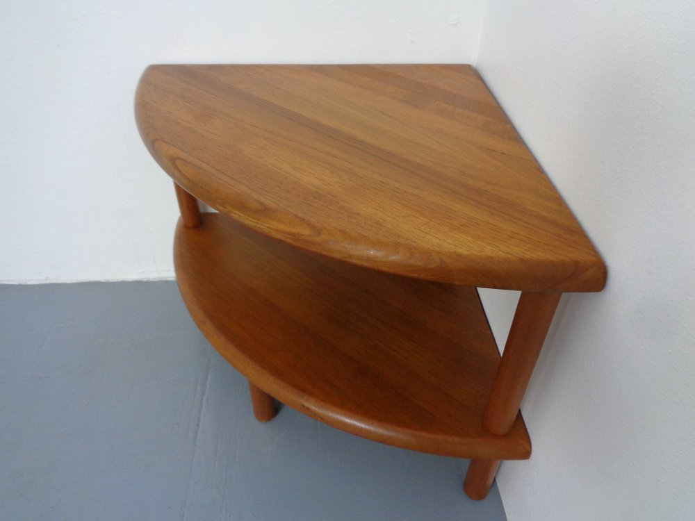 Teak Corner Table from Salling Stolfabrik Durup, 1970s for sale at Pamono