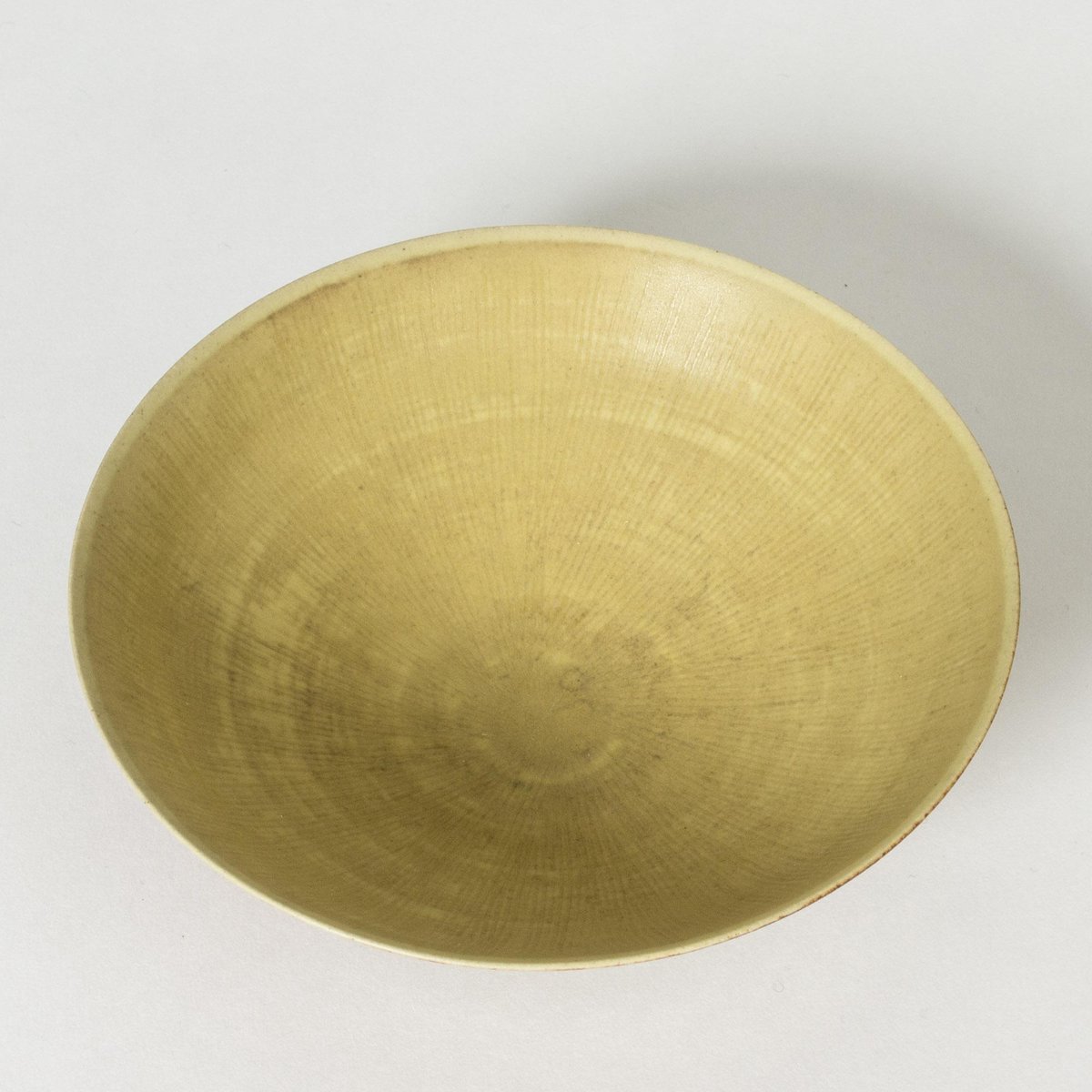 Farsta Schale aus Steingut von Wilhelm Kåge von Gustavsberg, 1940er bei ...