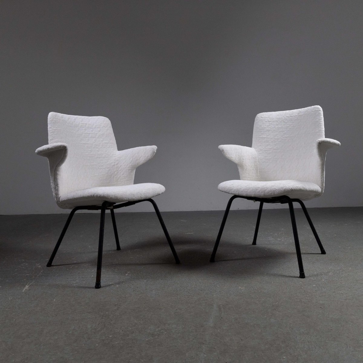 Set of DU20 Armchairs, Mario Rinaldi for Rima, 1950s for sale at Pamono