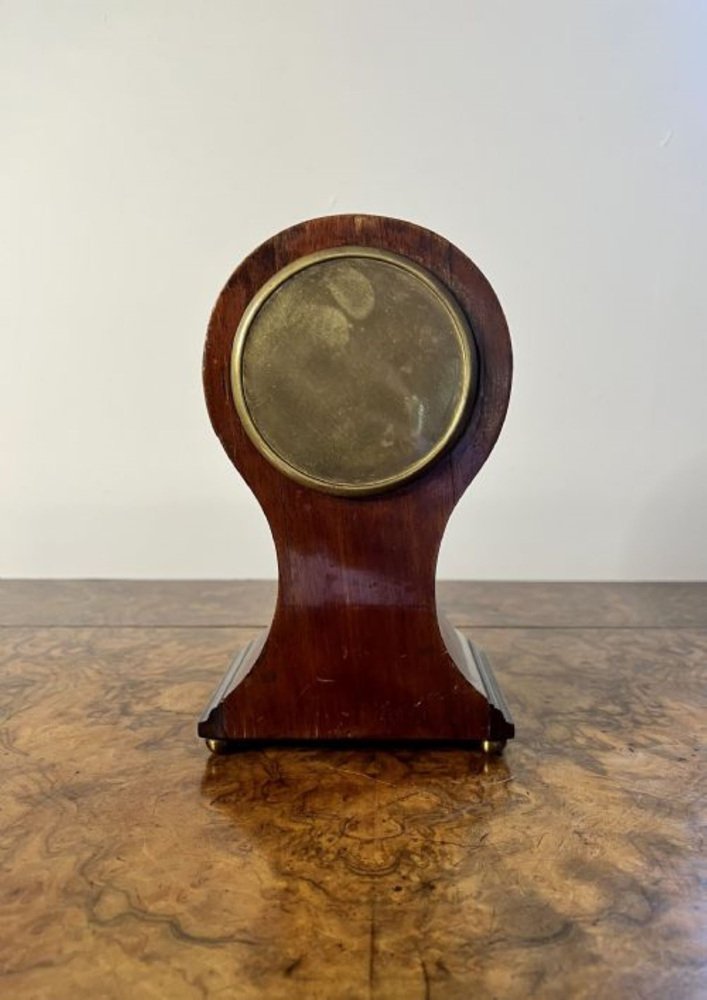 Antique Edwardian Inlaid Mahogany Balloon Clock by Mappin & Webb, 1900 ... Antique Edwardian Inlaid Mahogany Balloon Clock by Mappin & Webb, 1900 ...