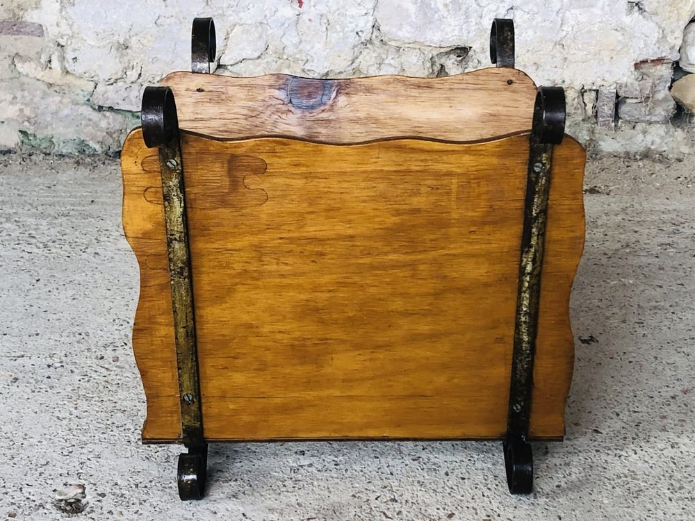 Vintage Rustic Magazine Rack, 1950s for sale at Pamono
