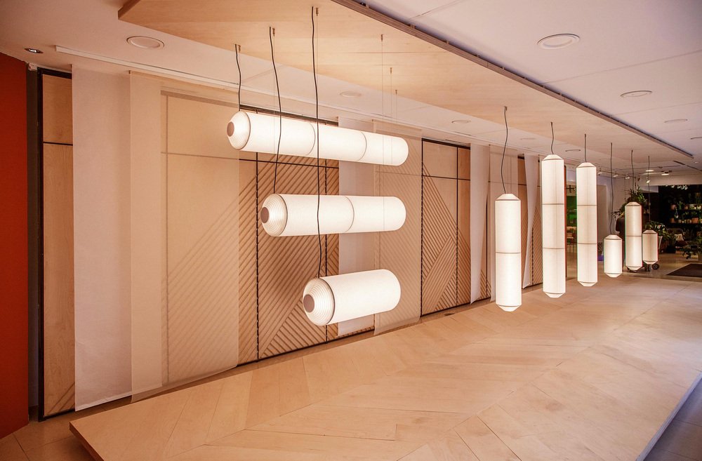 Tekiò Horizontal P1 Pendant Lamp by Anthony Dickens for sale at Pamono