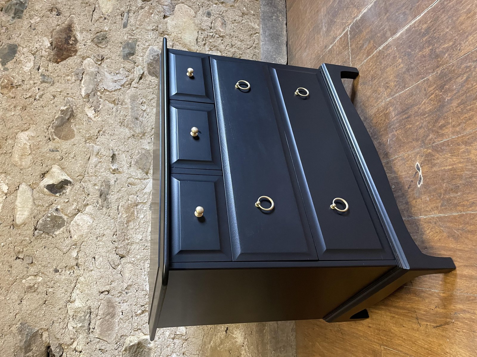 Black Stag Minstrel Chest of Drawers for sale at Pamono