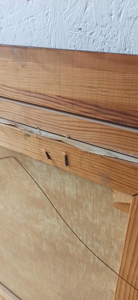 Bert Österlund, Woman Herding Sheep, 1950s, Oil on Canvas, Framed for ...