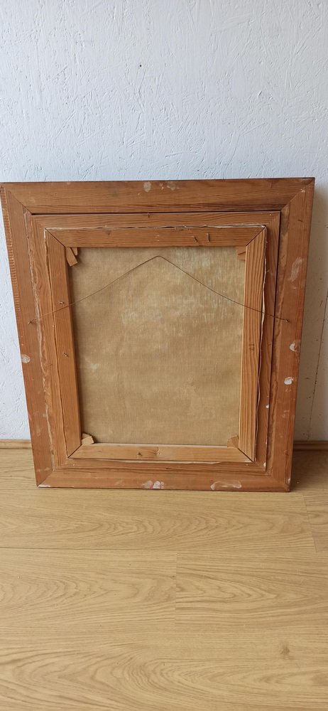 Bert Österlund, Woman Herding Sheep, 1950s, Oil on Canvas, Framed for ...