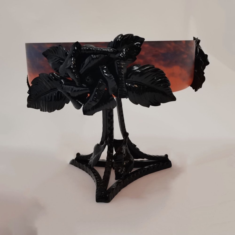 Art Deco Centerpiece Sign Degue for sale at Pamono