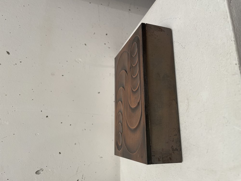 Copper Box with Kinetic Decor, 1970s for sale at Pamono