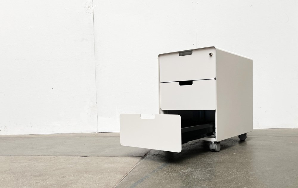 ATM Series Metal Office Trolley Container by Jasper Morrison for Vitra for sale at Pamono