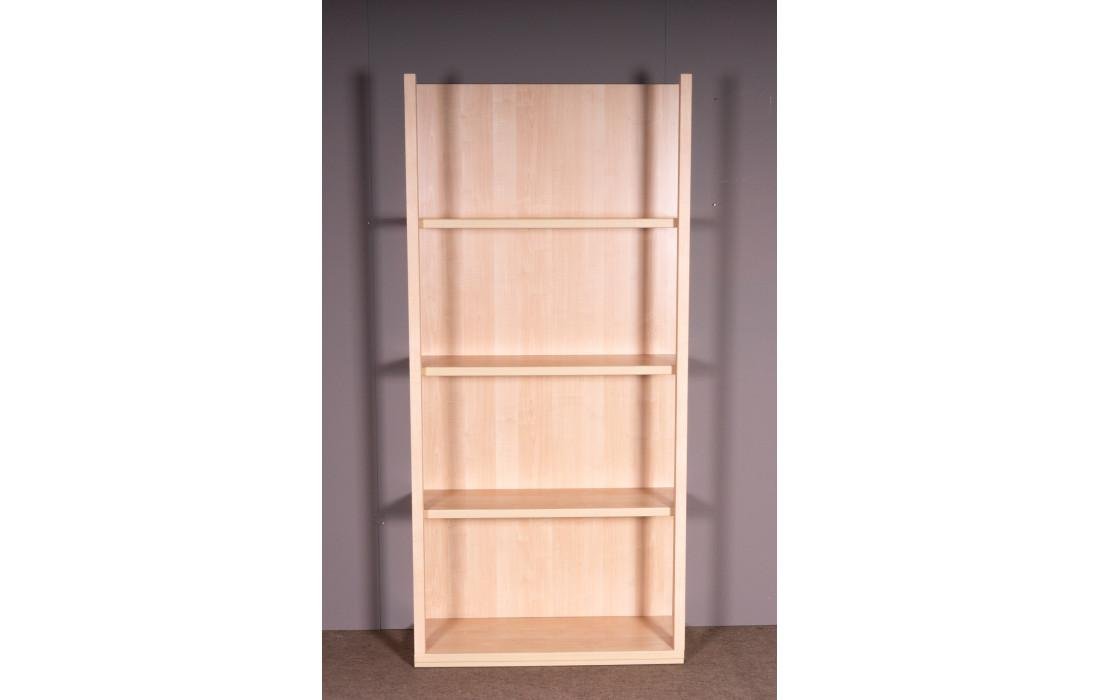 Maple Wood Bookcase with 4 Shelves for sale at Pamono