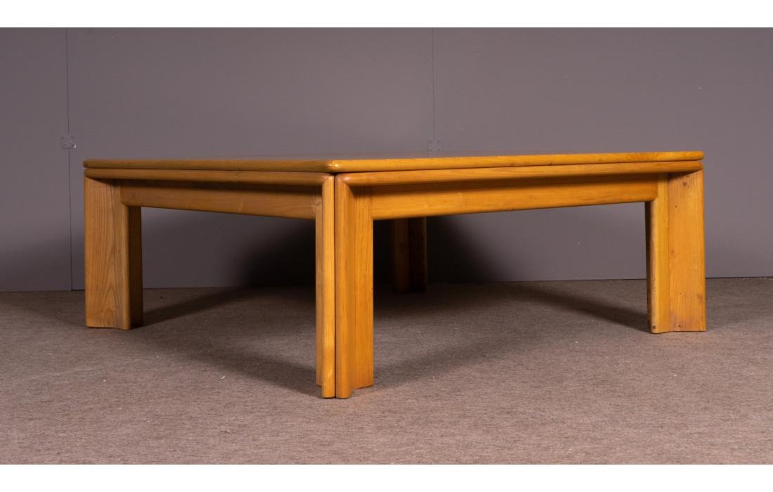 Vintage Mou Coffee Table in Walnut for sale at Pamono