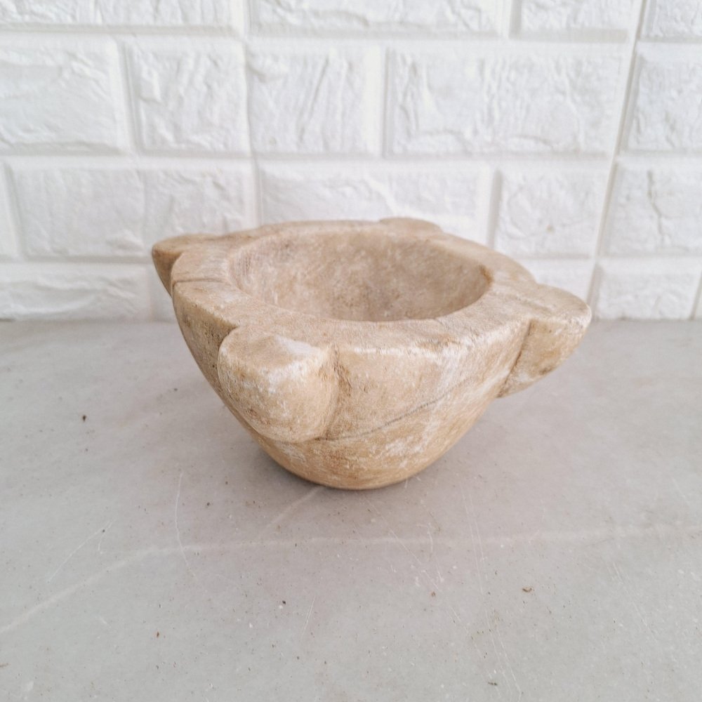 Antique Spanish Mortar Carved in White Marble, 18th Century for sale at ...